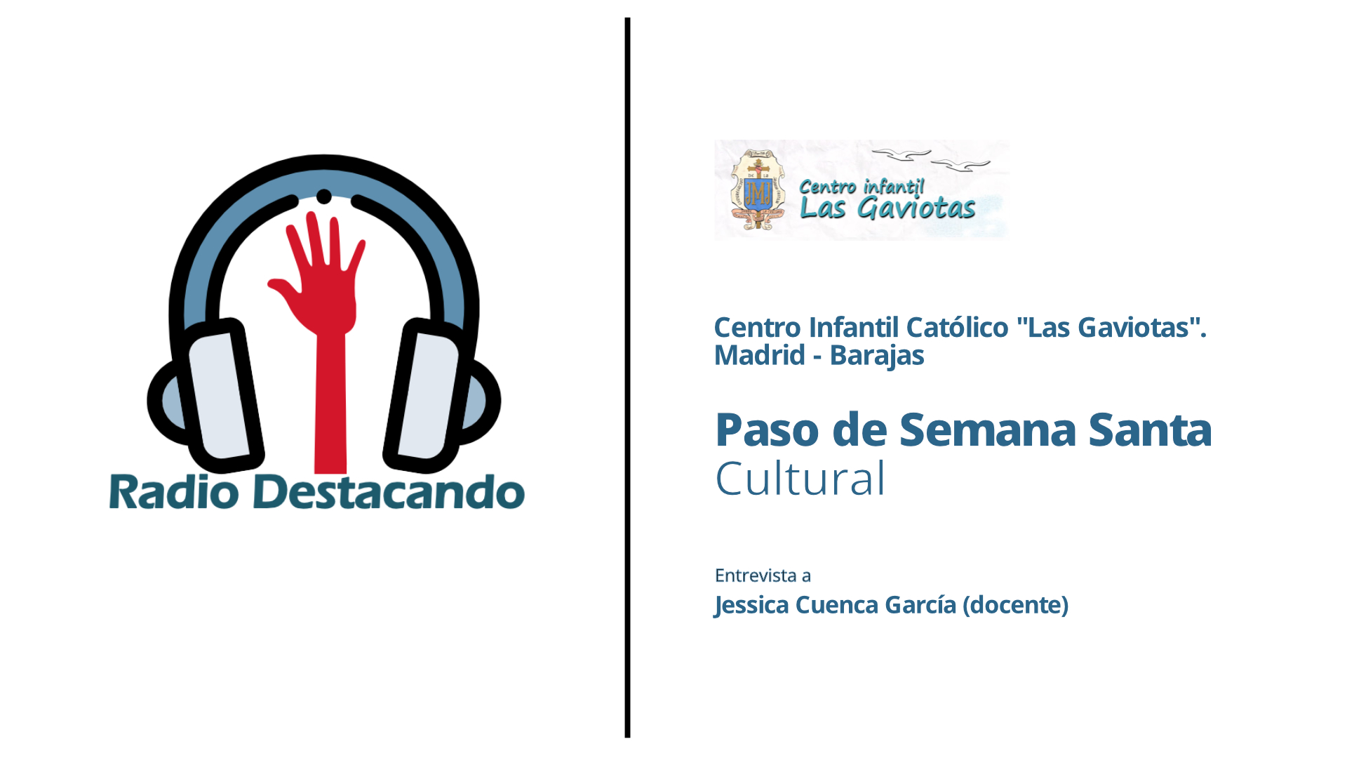 Entrevista a Jessica Cuenca García. Centro Infantil Católico "Las ...